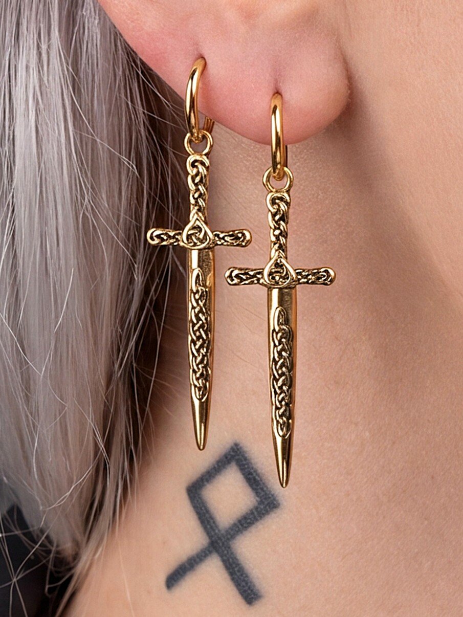 Серьги-трансформеры Starfallshop, славянский оберег