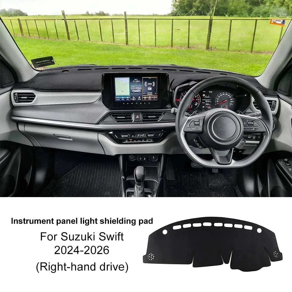 Для Suzuki Swift 2024 2025 2026: Защитный коврик на приборную панель, летний Flannel Mat RHD