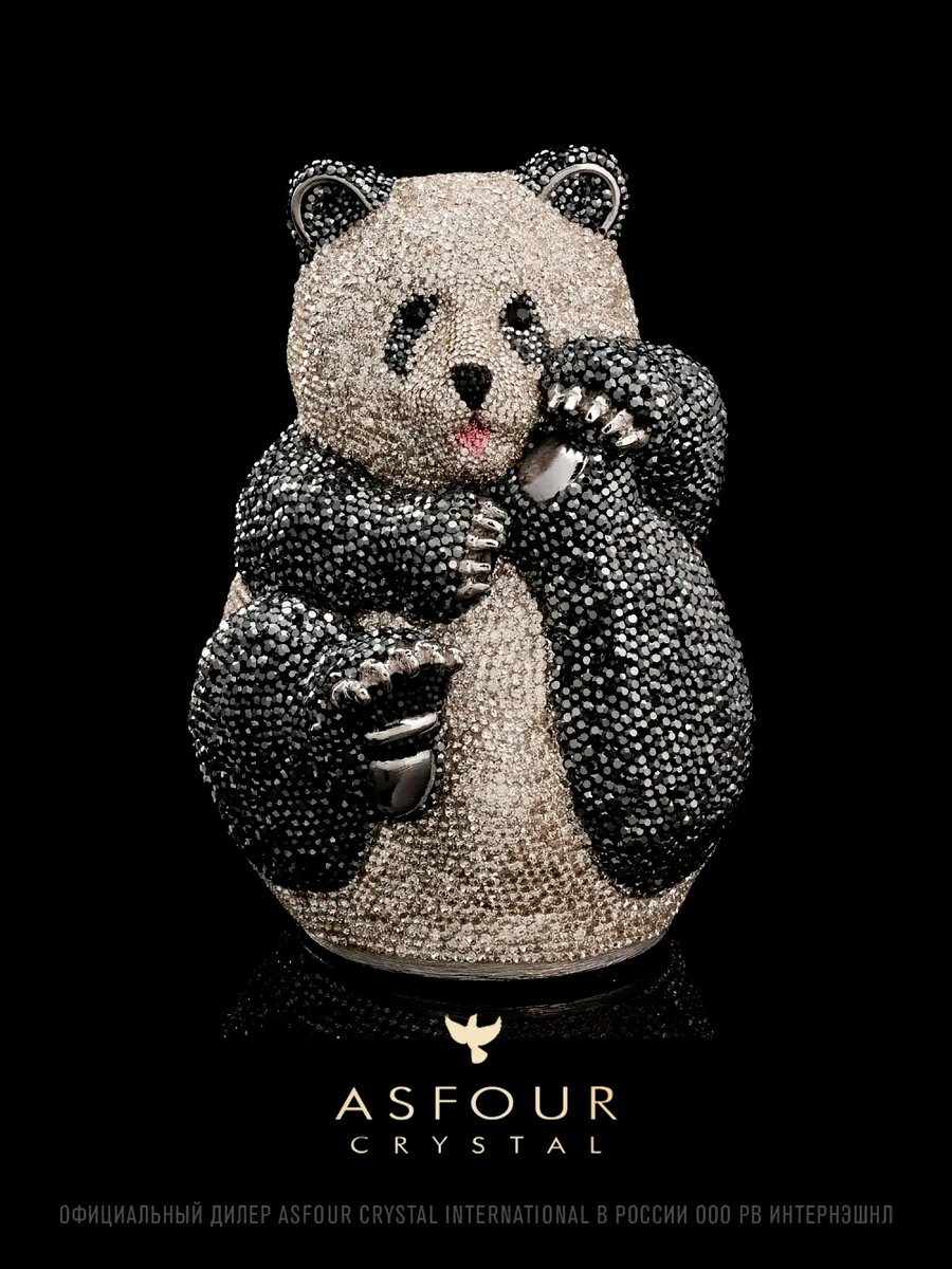 Статуэтка с хрустальными стразами "Панда" Asfour Crystal