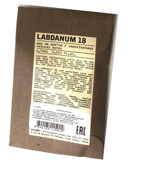 Миниатюра Лабданум 18 0.75 мл - Ле Лабо парфюм унисекс / Labdanum 18 сэмпл