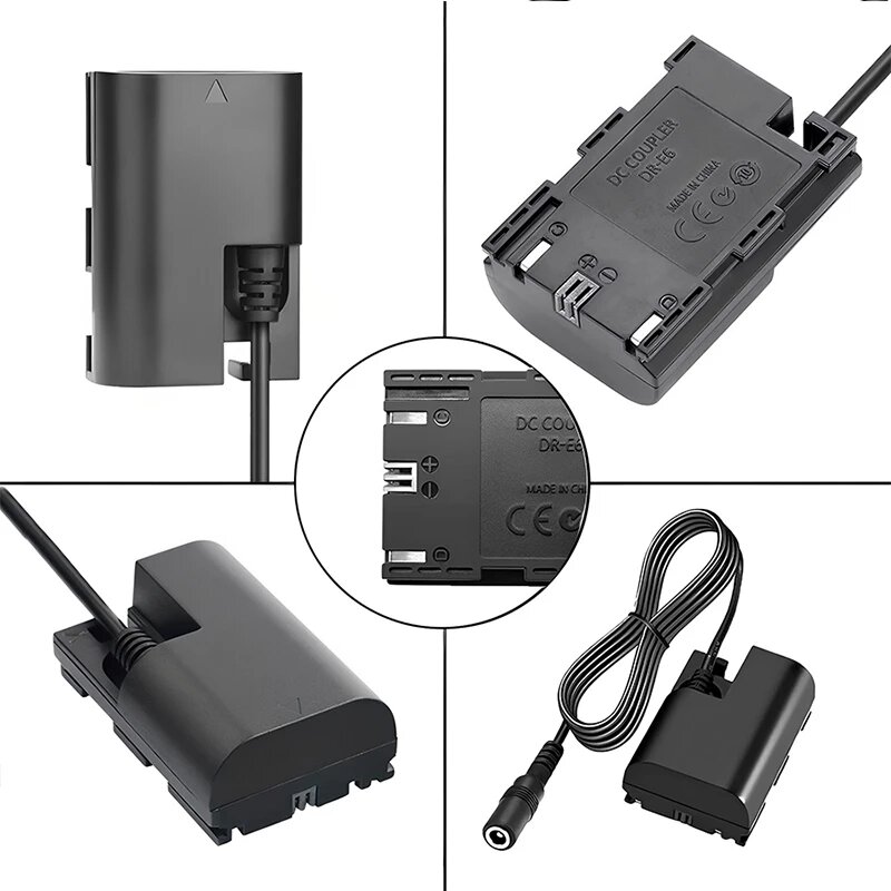 Адаптер питания ACK-E6 EU PLUG для Canon EOS черный — фото 1