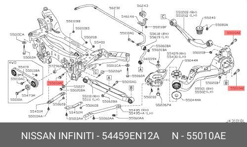 Болт NISSAN X-TRAIL PRCMAKE (T31Z)