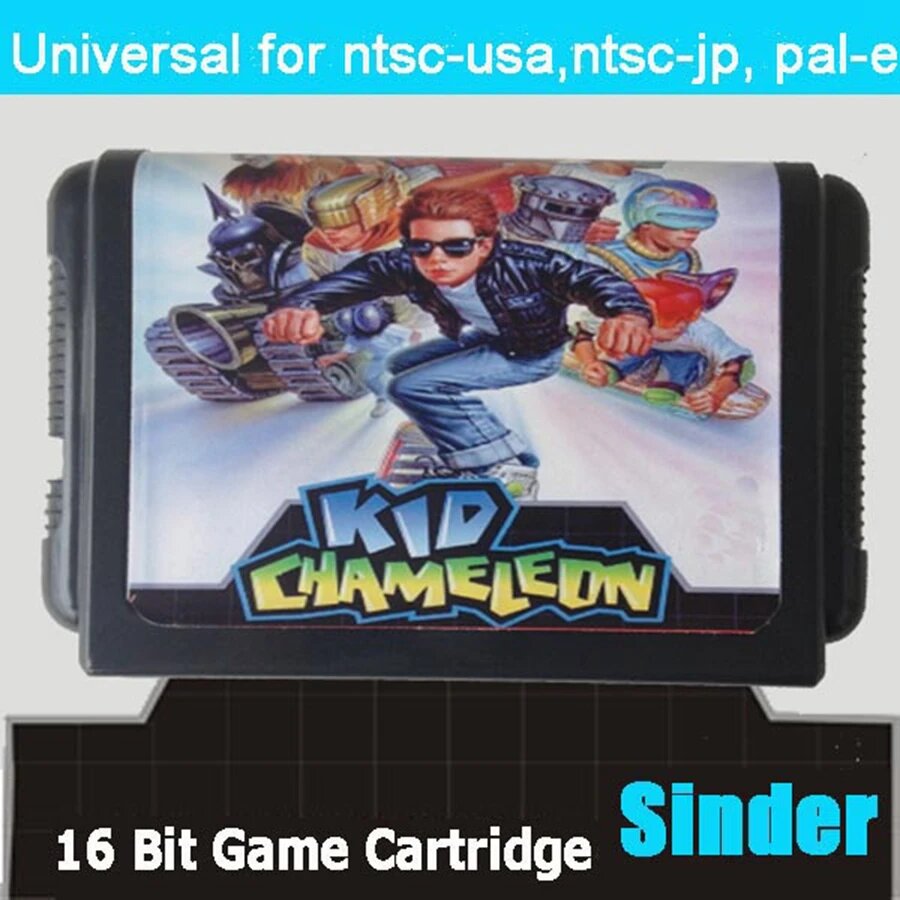Игровая карта Kid Chameleon для Sega Mega Drive