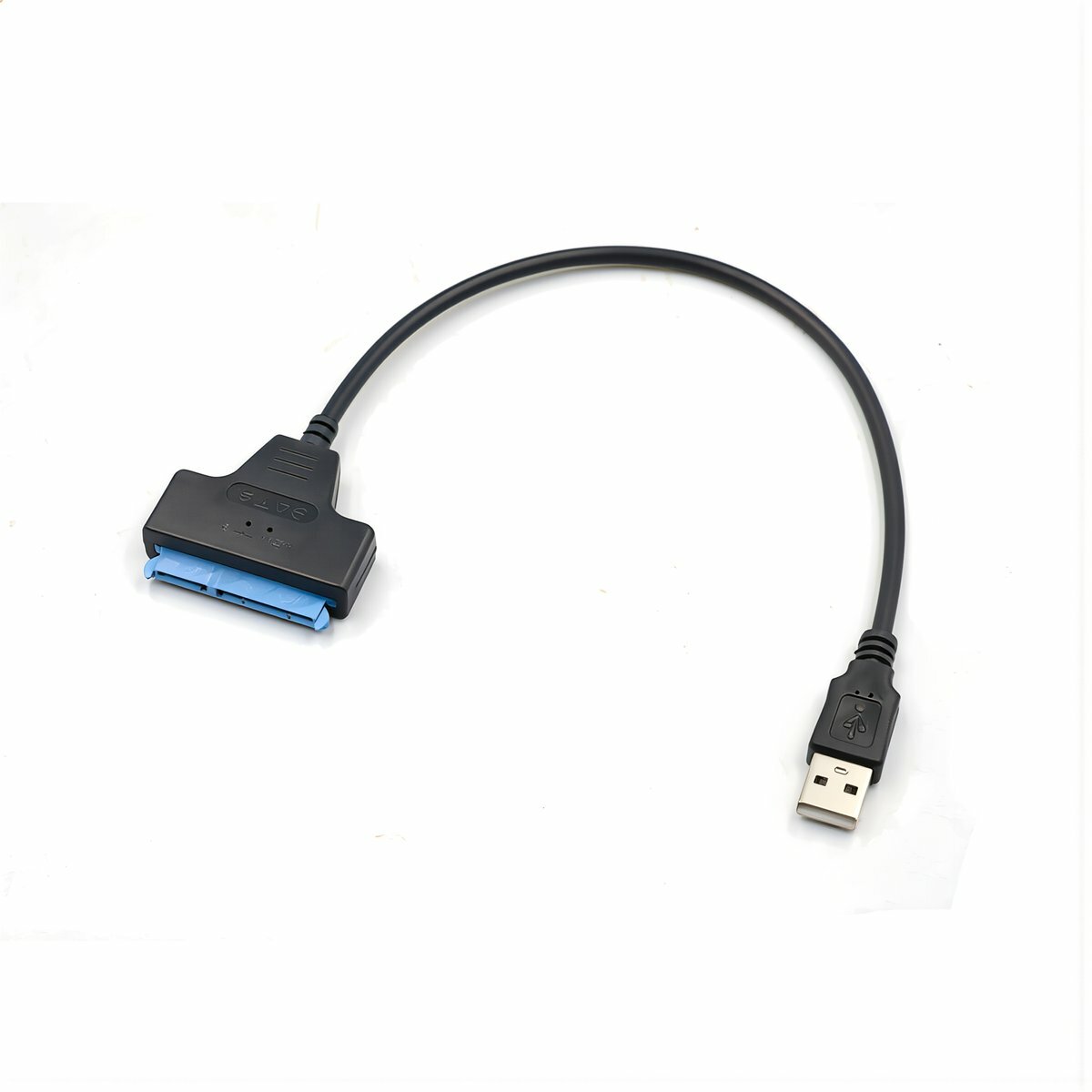 Кабель преобразователь SATA USB для подключения 2.5 дюймовых SSD и HDD внешний переносной для ноутбука и стационарного компьютера
