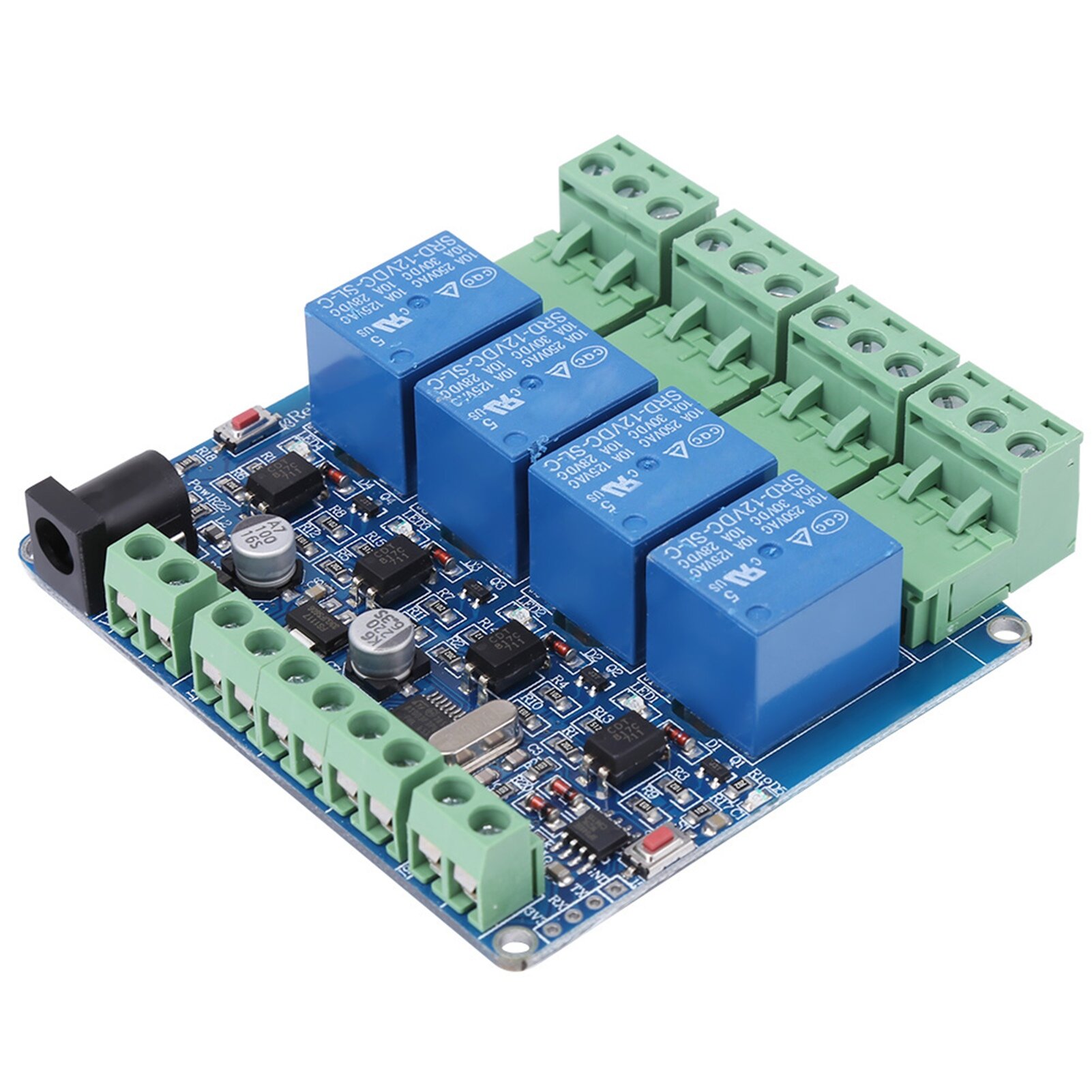 1 шт. 4-канальный релейный модуль, плата STM8S103F3, микроконтроллер
