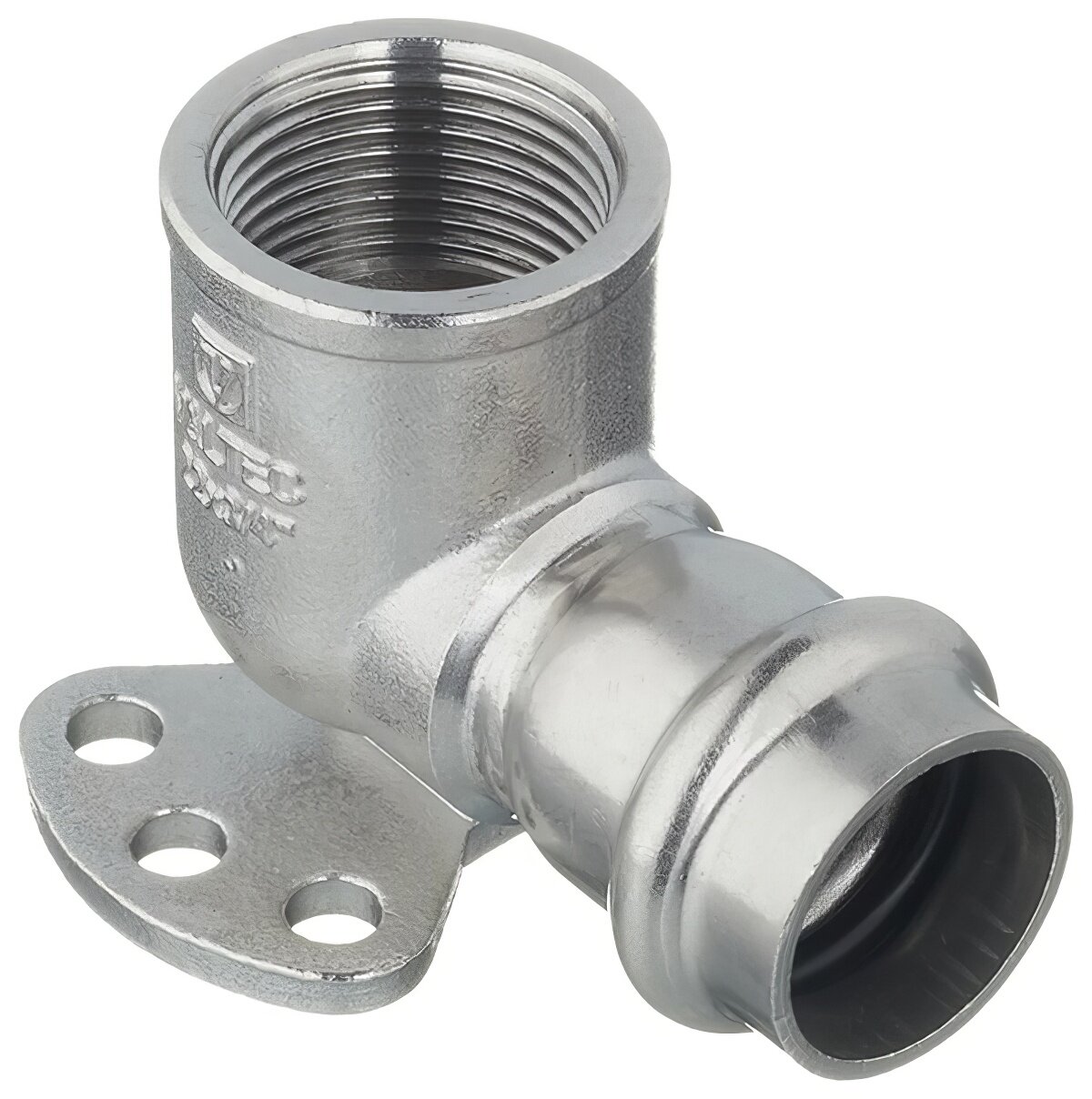 Водорозетка Valtec 22 мм х 3/4 ВР(г) нержавеющая сталь (VTi.954. I.002205)