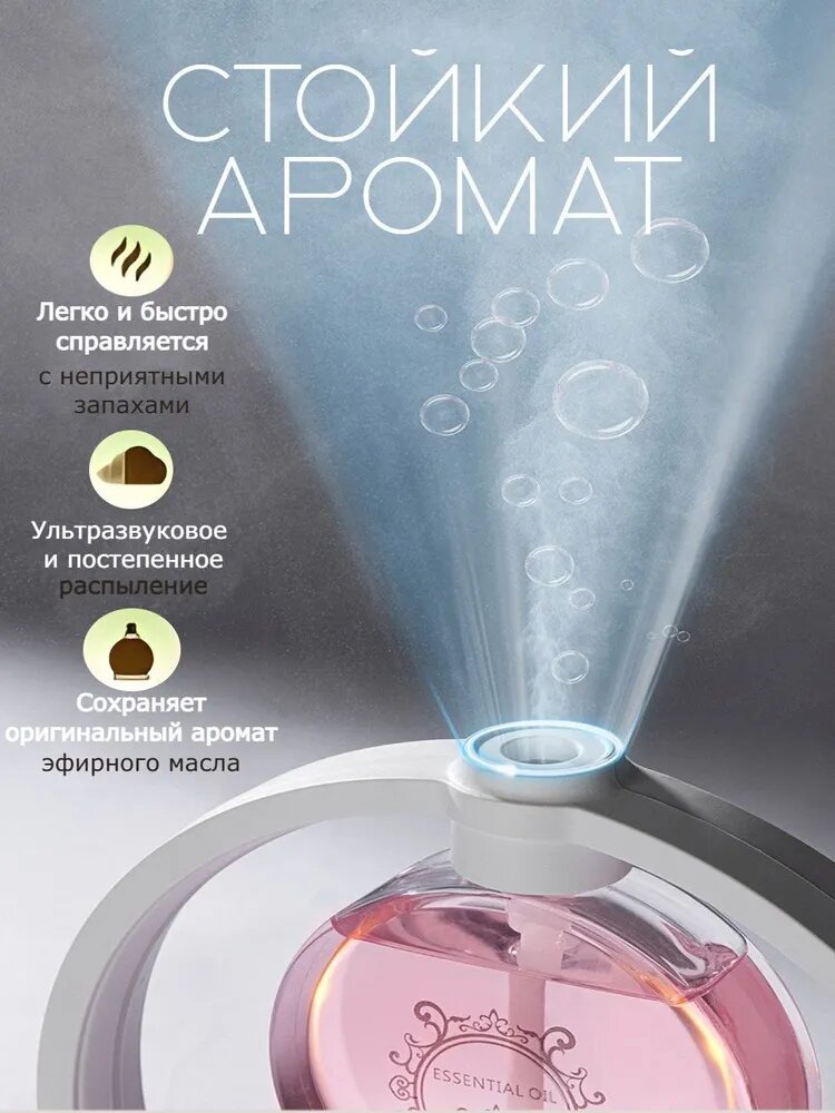 Ароматический диффузор ультразвуковой P11 Pro, белый, 70 мл, USB — фото 1