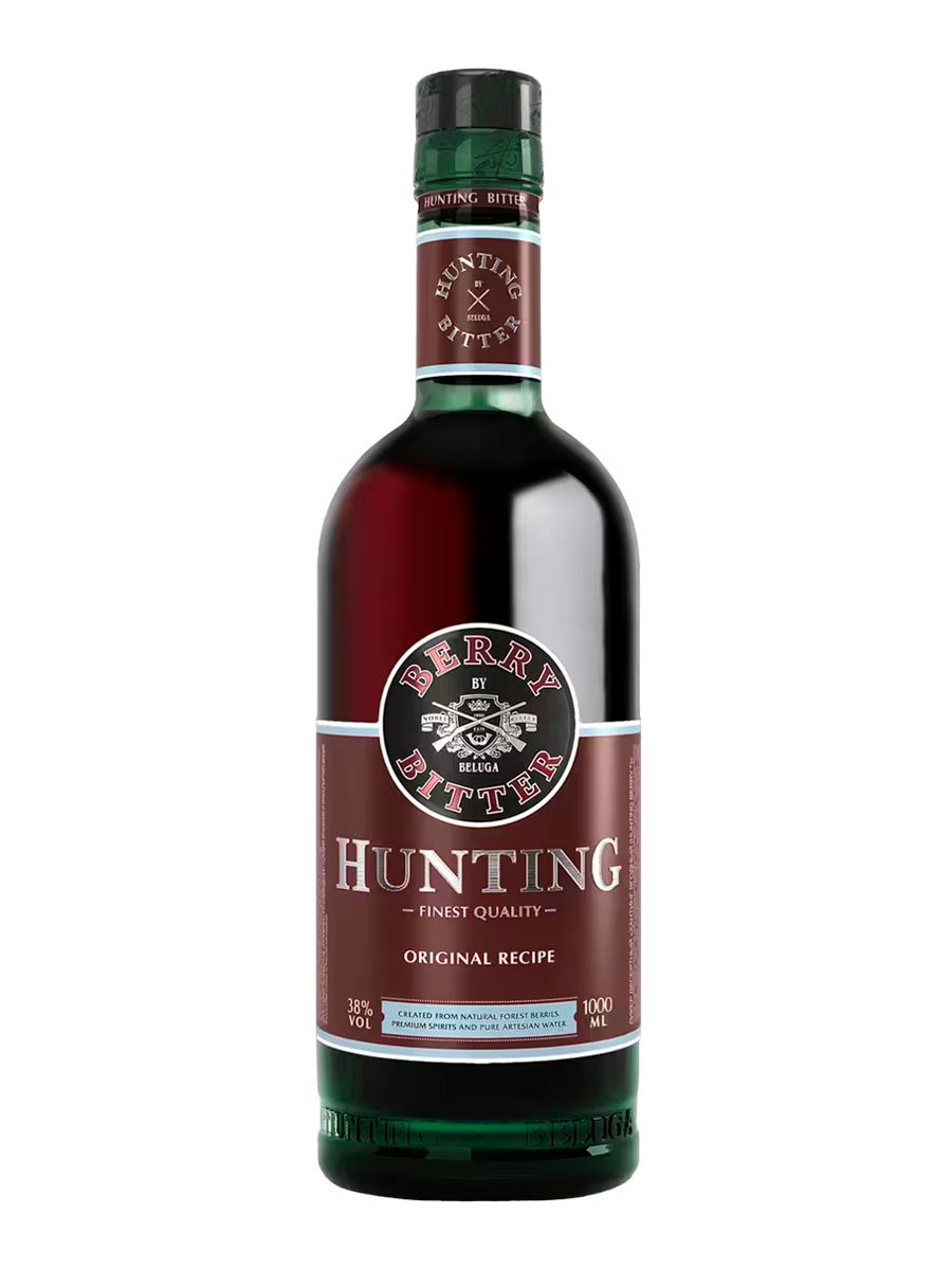 Ликер Beluga "Hunting Berry Bitter", ягодный, биттер, 1 л, 38%