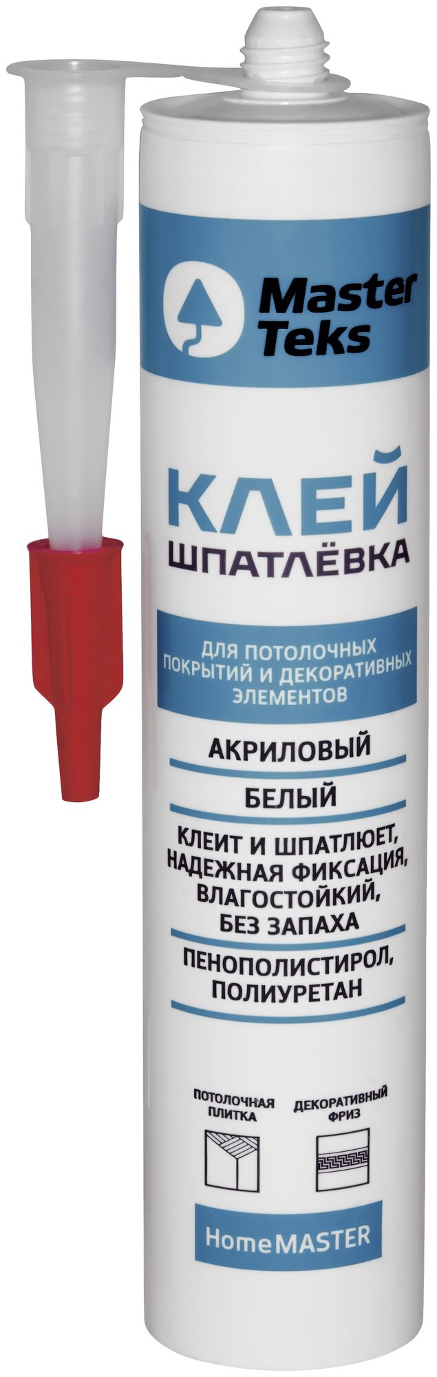 MasterTeks HM клей-шпатлевка акриловый 400 гр белый