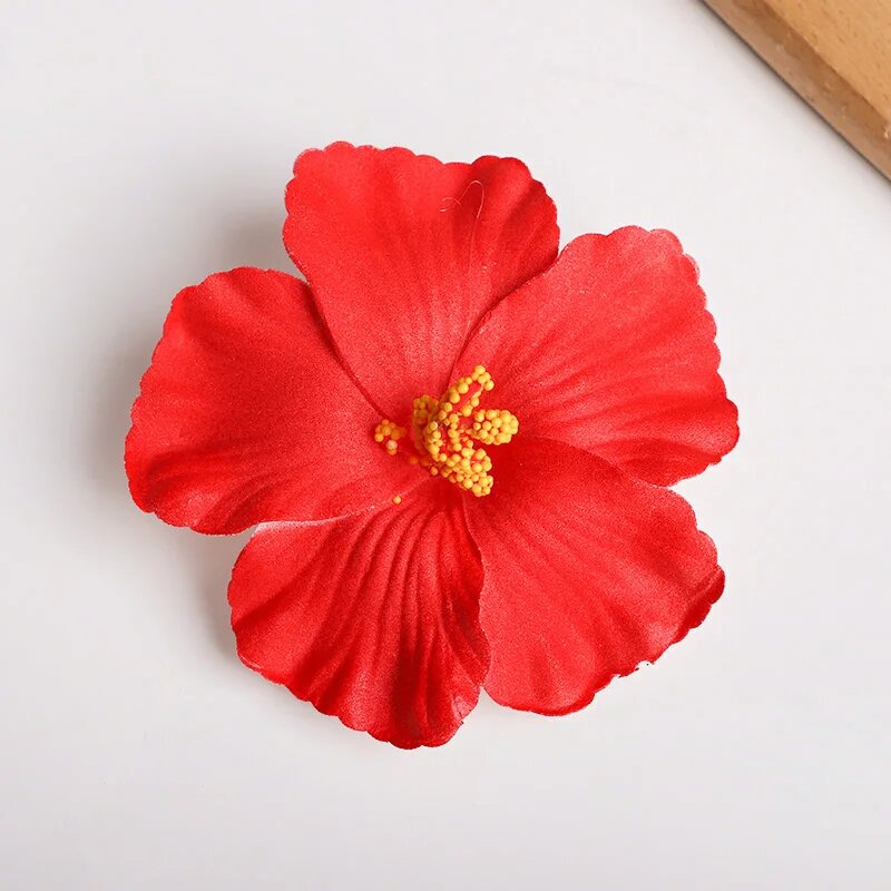 Гавайские цветочные заколки ZQNYCY Red