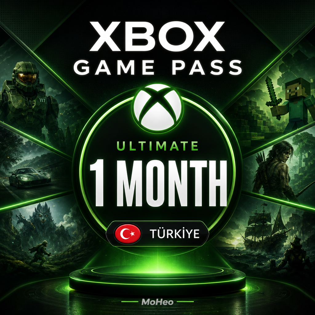 Xbox Game Pass 1 / Цифровой код подписки Ultimate / Турция