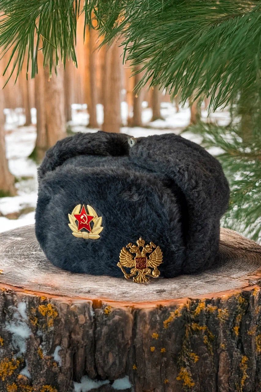 Шапка ушанка Ремешок, 1 шт