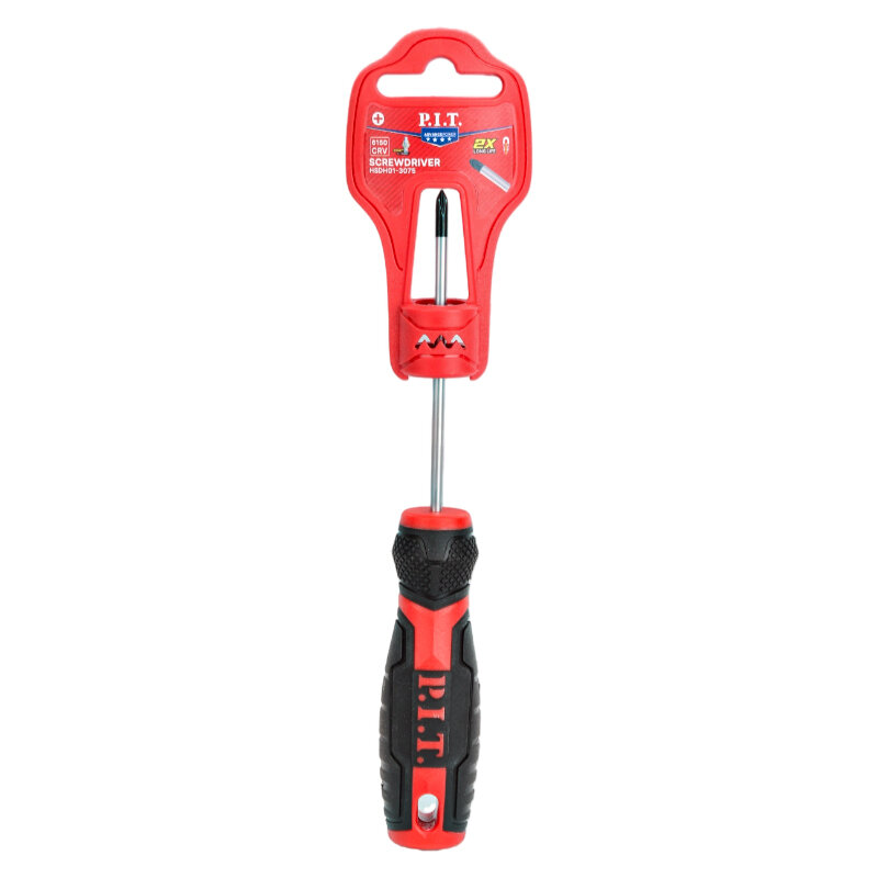 Отвертка с магнитным наконечником P.I.T. ADVANCE HSDH01-3075 (PH0, 155х75 мм, Cr-V 6150)