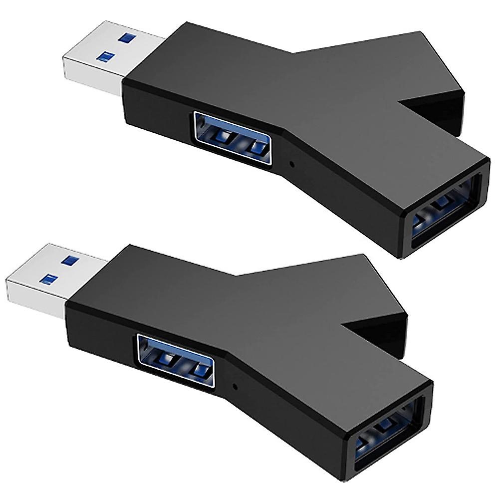 2 шт. USB 3.0 концентратор, 3-портовый USB-концентратор, док-станция для передачи данных, портативный концентратор M