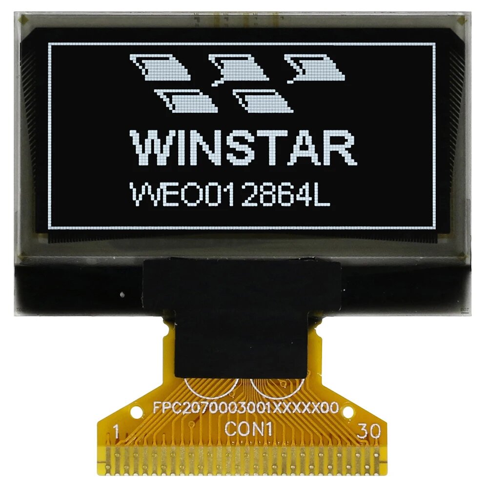 Winstar WEO012864L OLED дисплей 128x64