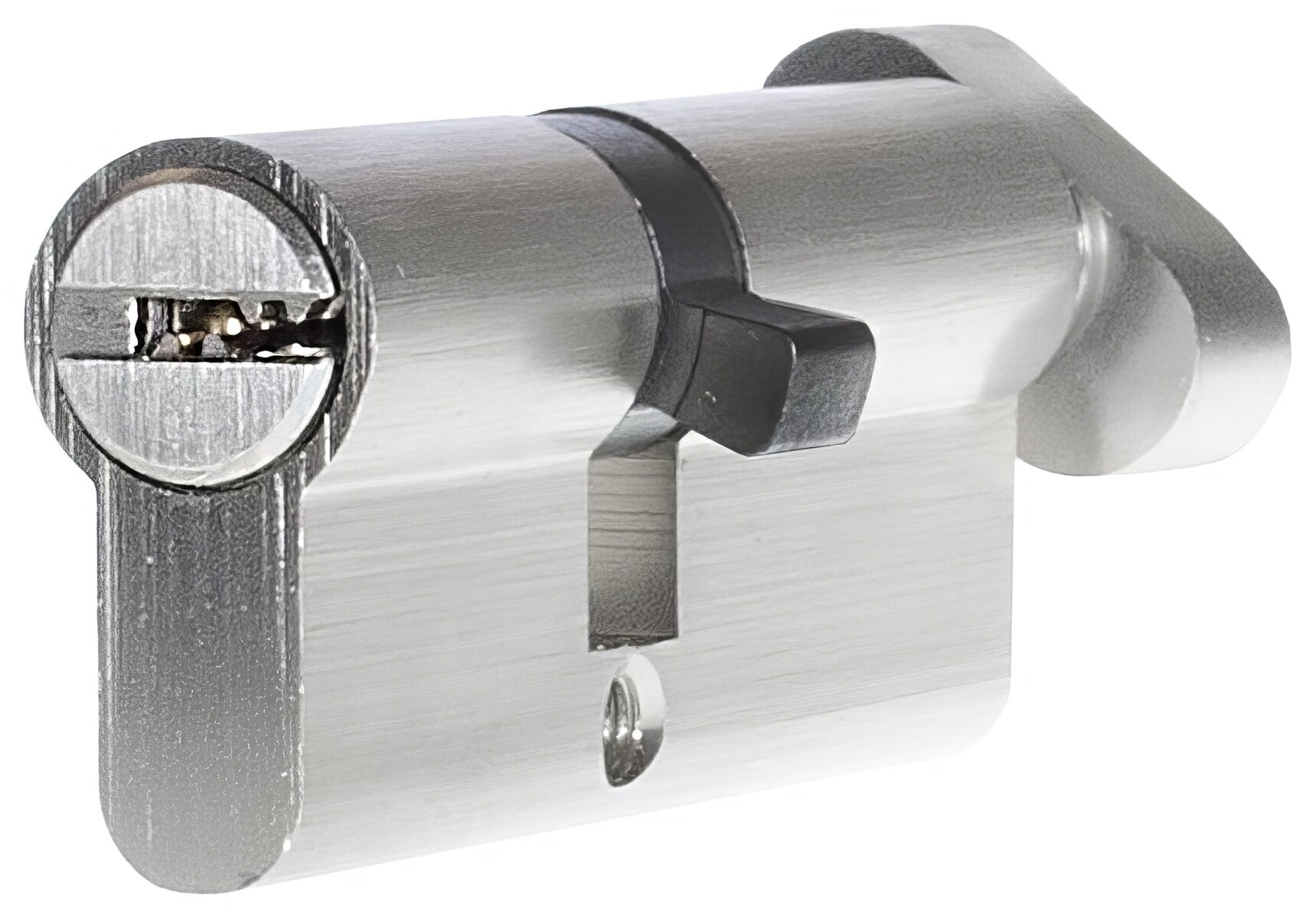 Цилиндр DOORLOCK V K2300AB N серия Variant, никелированный, 50x50 мм, кл/пов. кнопка, 5 перф. ключей 79095