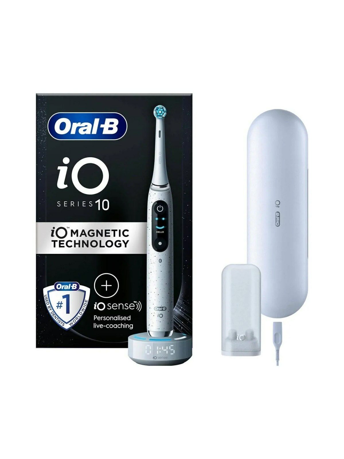 Электрическая зубная щетка Oral-B iO 10, белый