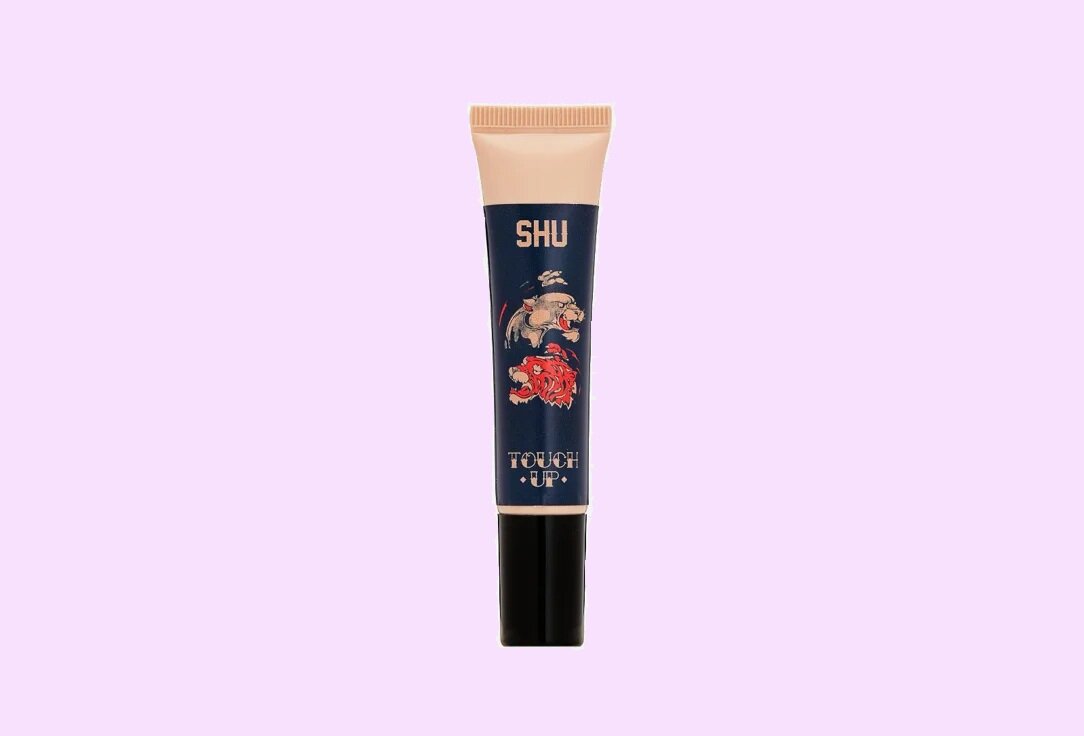 Основа под макияж SHU "TOUCH UP", оттенок 301, белый, водостойкая, 15 мл