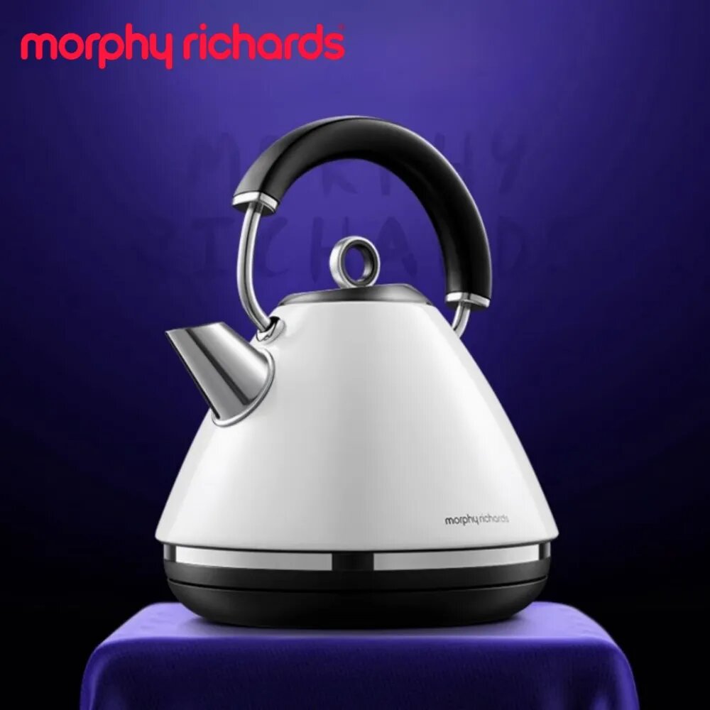 Morphy Richards Электрический чайник MORPHY RICHARD Электрический чайник; с функцией подогрева; MR7076, бежевый