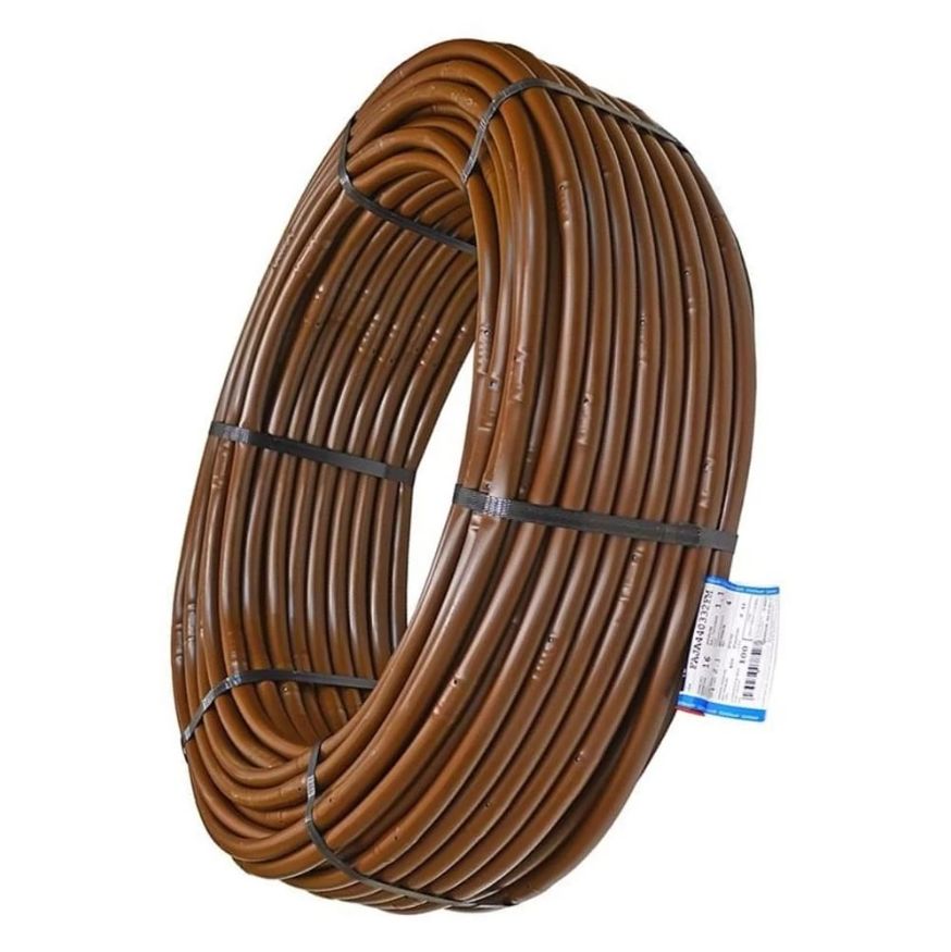 Капельная трубка Irritec Junior 2.1 л/ч шаг 33 см 100м коричневый FAJA440332FM