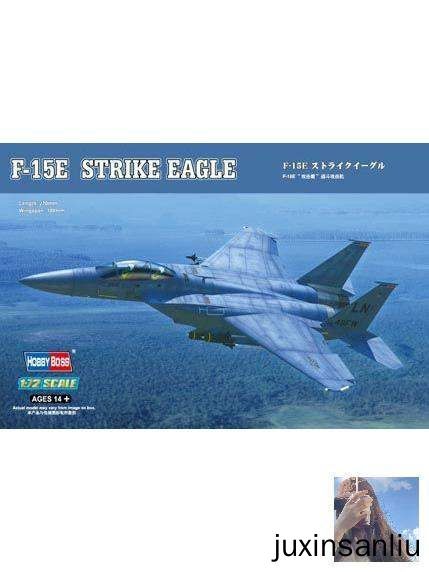 HOBBYBOSS 80271 1:72 Американский боевой самолет-штурмовик F-15E "Атакующий Игл"собранная модель самолета