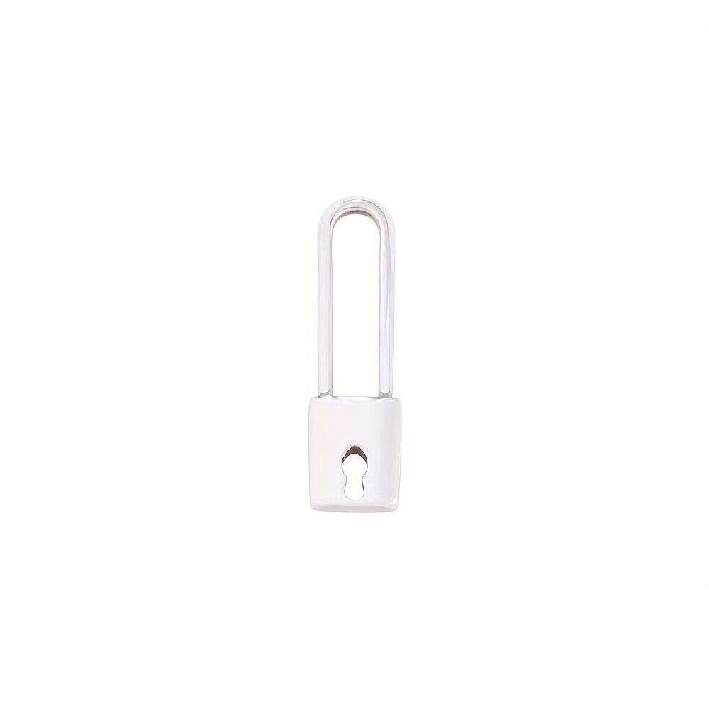 Кулоны-замки из нержавеющей стали, комплект 3 шт, фурнитура для создания украшений, серебристый цвет, модель Style 3