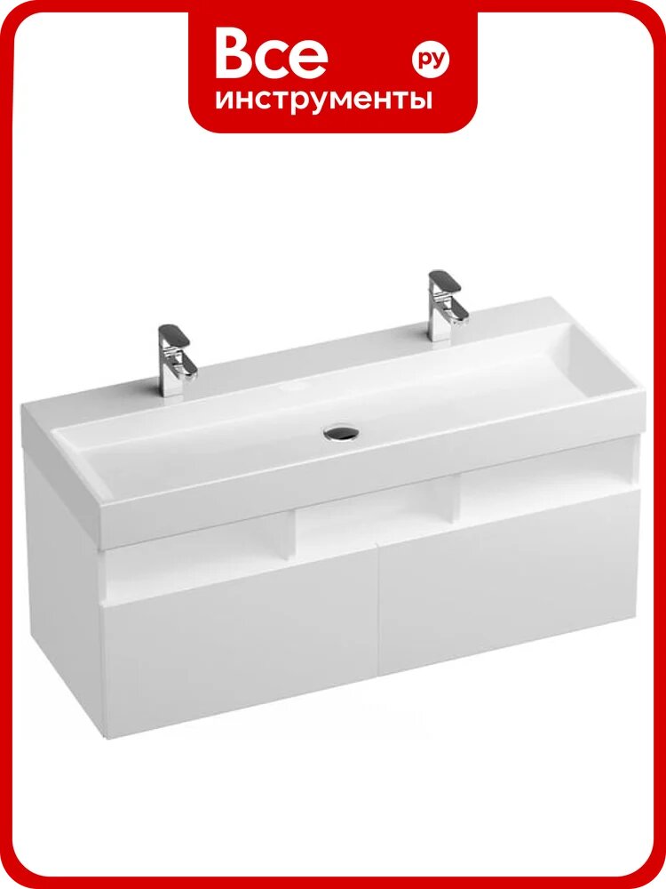 Тумба под умывальник RAVAK SD Natural 1200, белая X000001053 00000063040