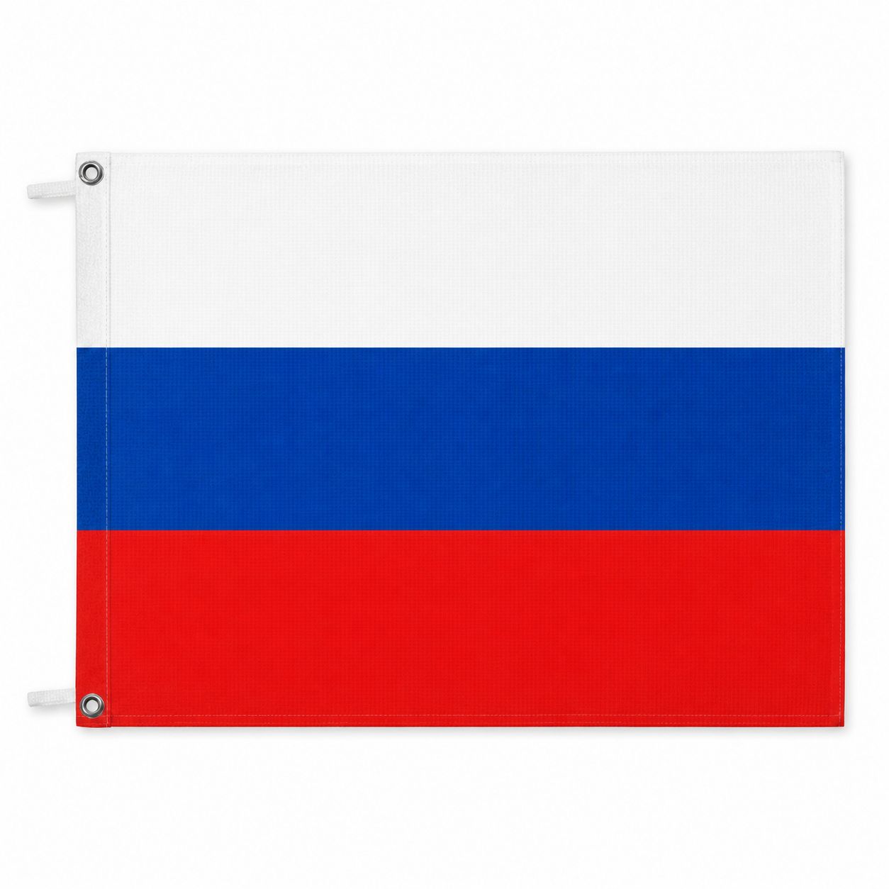 Флаг России большой 150х225, уличный, для флагштока, с бахромой / российский триколор РФ