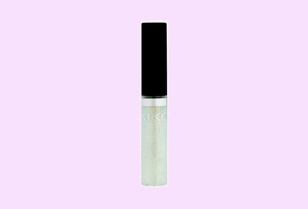 Подводка для глаз гелевая с блестками KIKO MILANO GLITTER EYELINER, оттенок 01 Multicolour, 4.5 мл