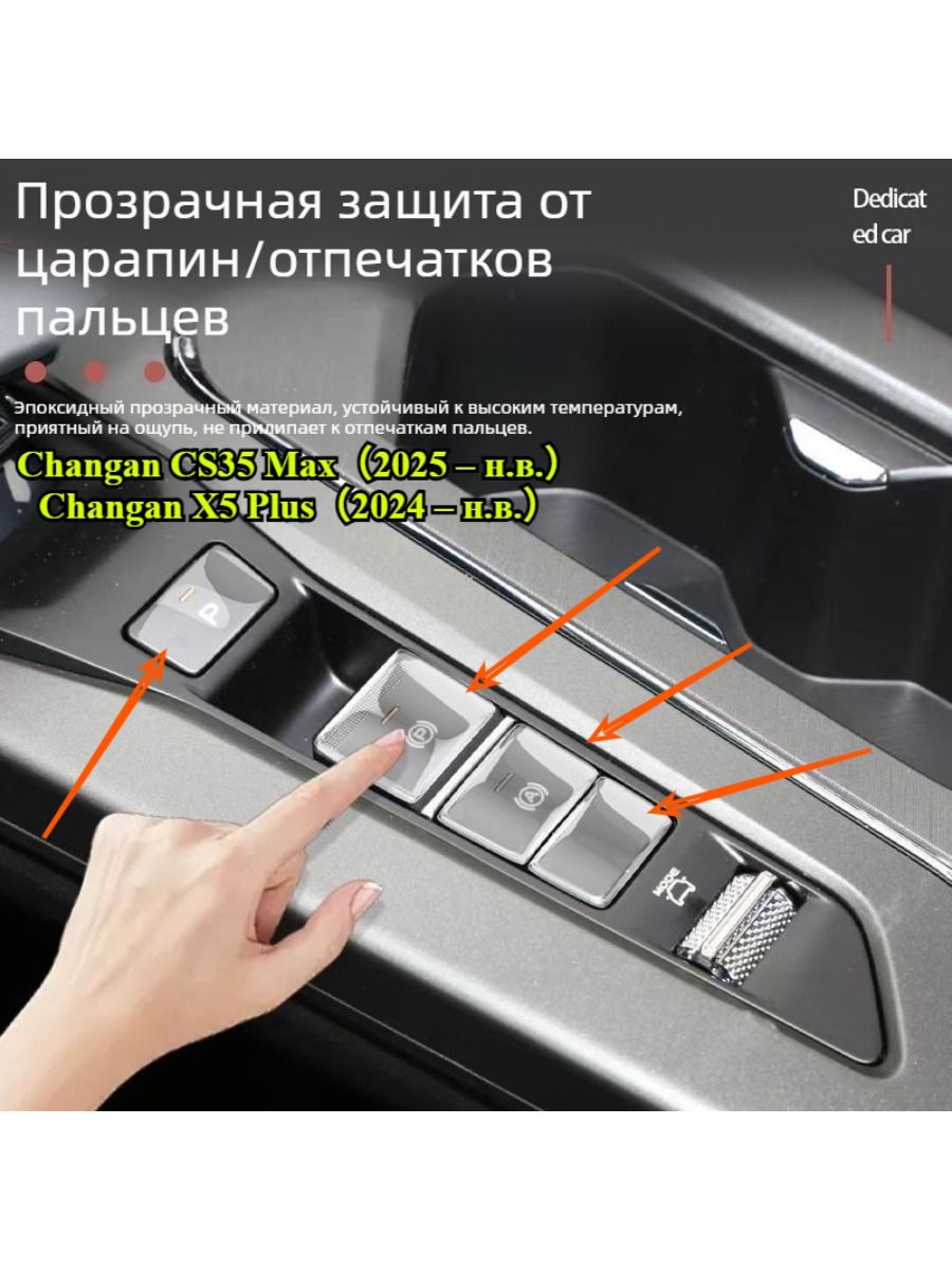 Changan CS35 Max(2025 - н. в.) Защитная пленка для кнопок