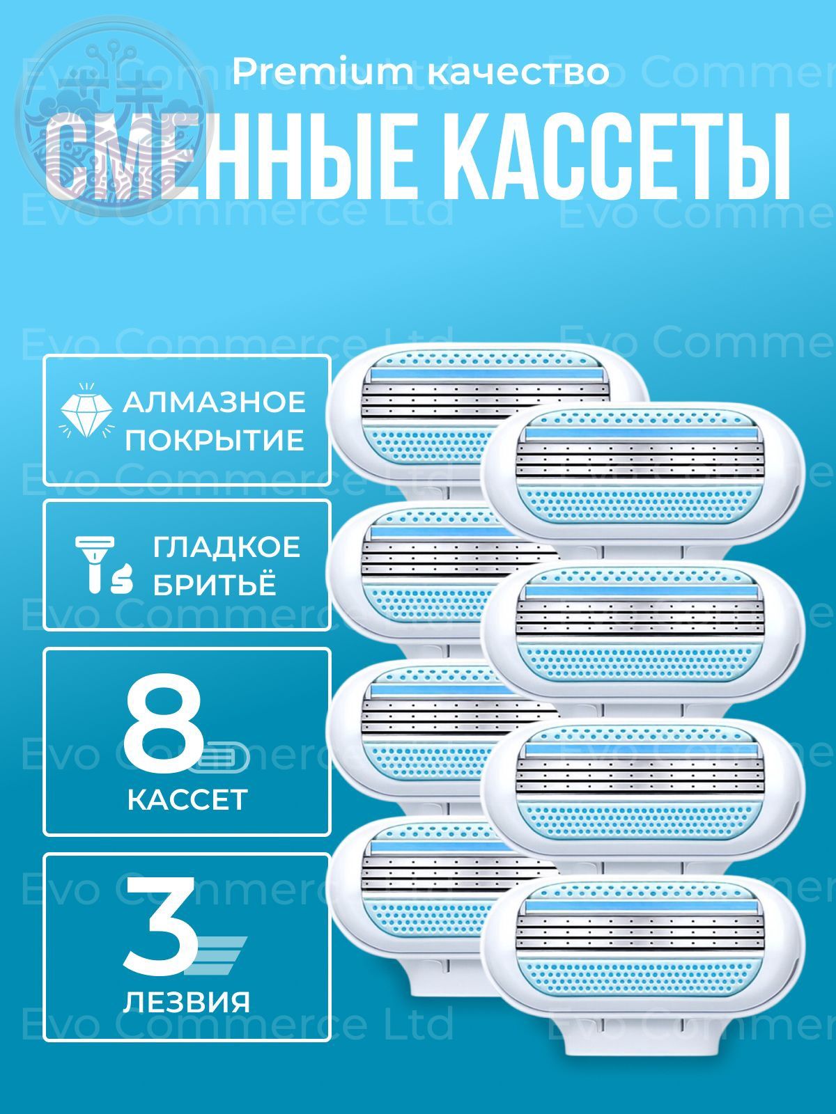 Сменные кассеты для бритвы