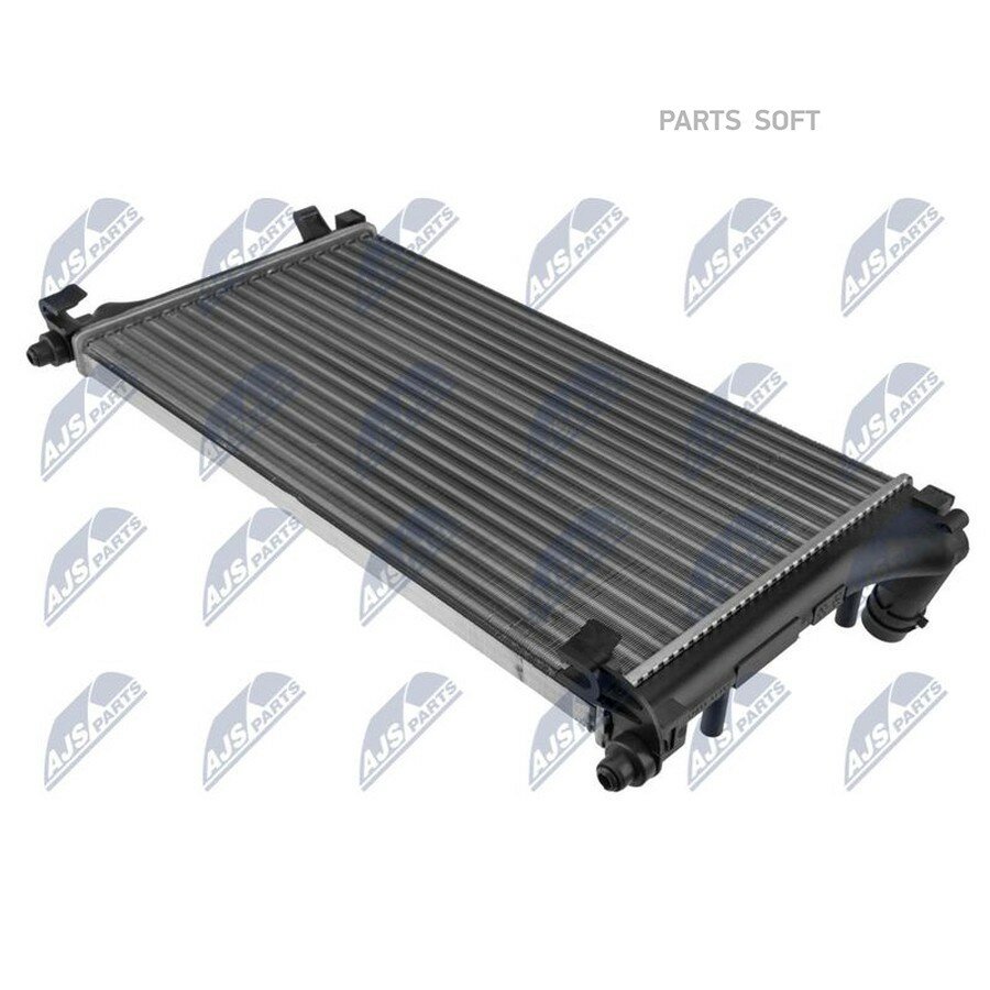 Радиатор охлаждения двигателя FIAT PANDA 1.1I (169) 03- (MAN, AC+) от официального дистрибьютора, NTY, артикул CCHFT008
