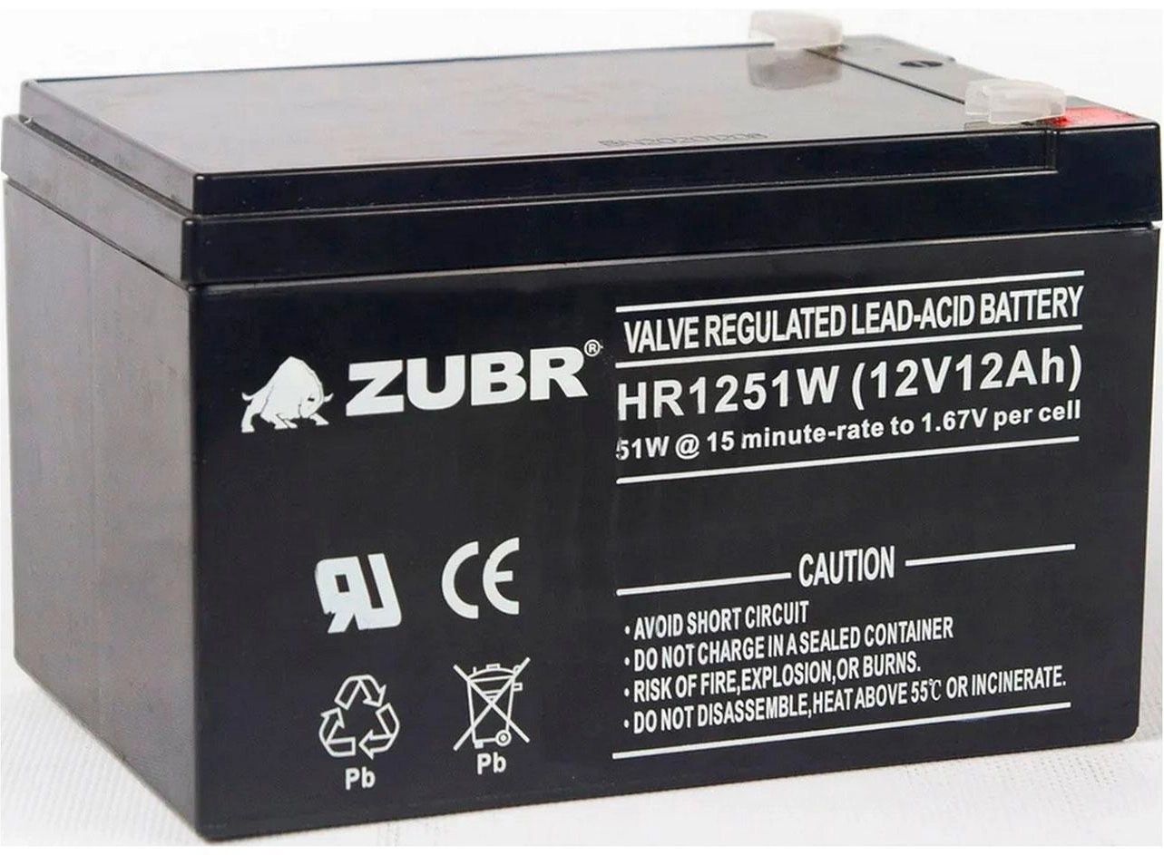 Аккумулятор для ИБП Зубр HR12-51W 12V12Ah