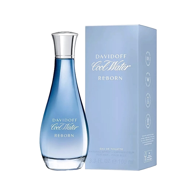 Davidoff Cool Water Reborn For Women eau de toilette 100 мл - Давыдов Реборн женская