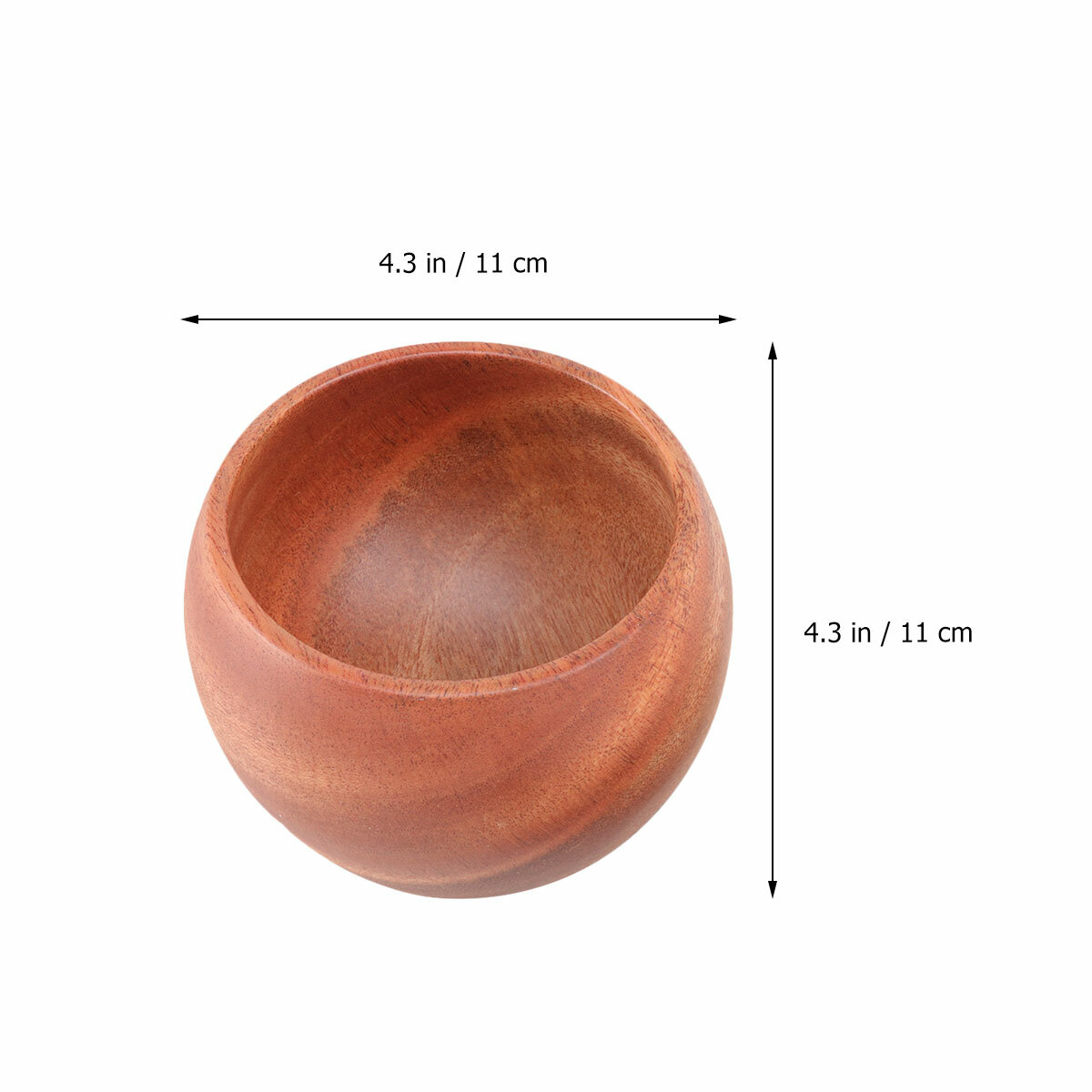Чесночная Ступка И Пестик, Деревянные, Прочные, 9.5x7x7.5 См, 1 Комплект