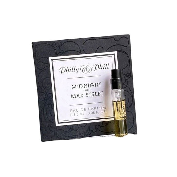 Philly & Phill Midnight On Max Street eau de parfum 1.5 мл сэмпл - Миднайт Он Макс Стрит унисекс