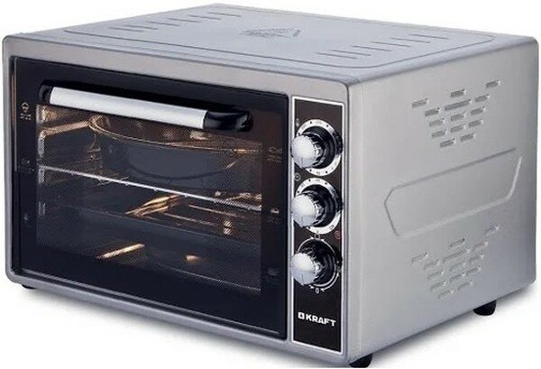 Мини-печь Kraft KF-MO 3800 GR серый 38л. таймер