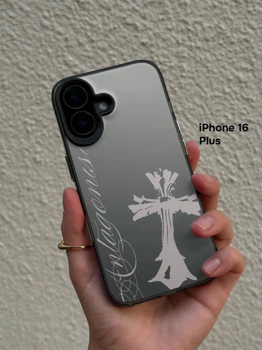 Чехол на Iphone 16 Plus chrome hearts