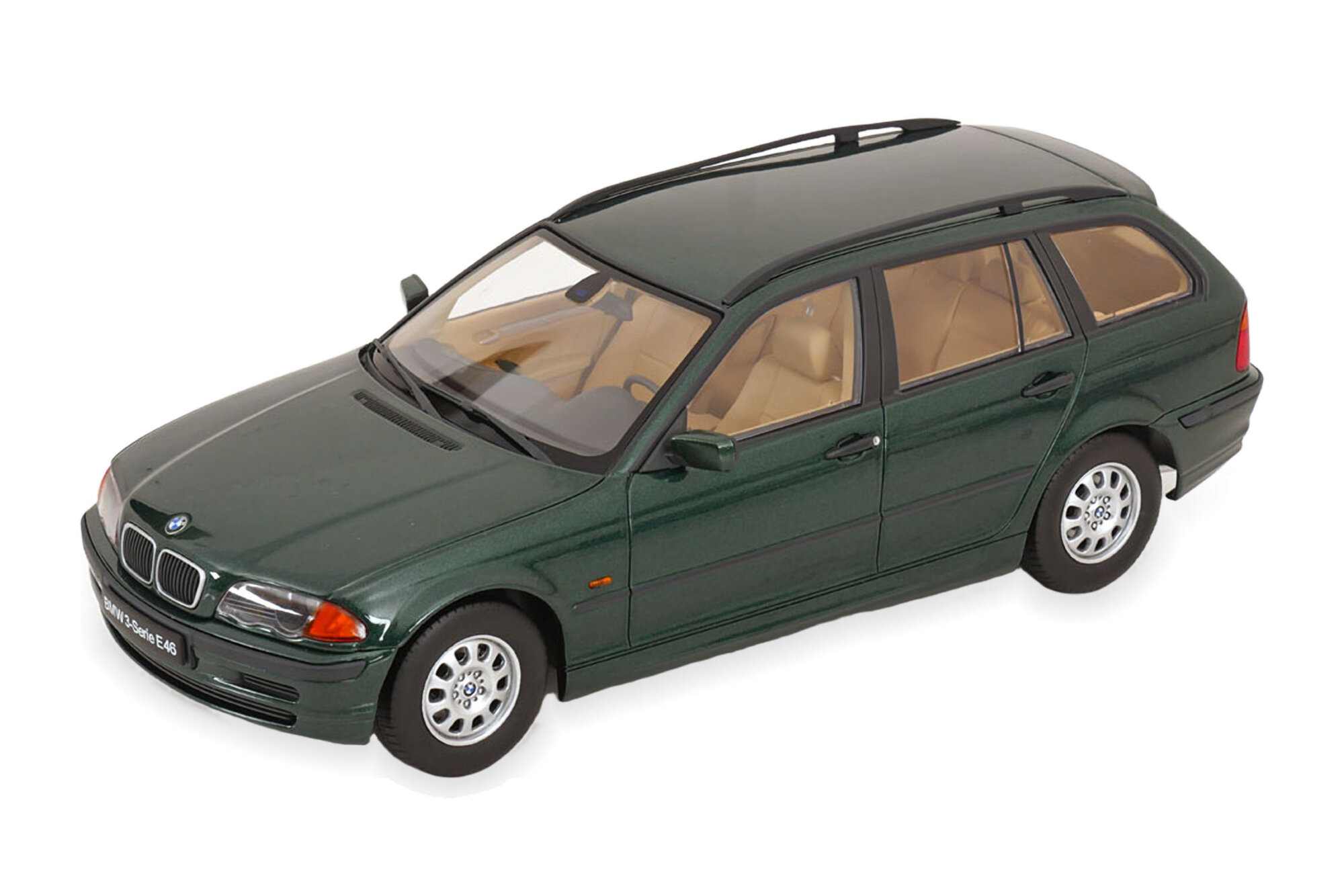 Модель коллекционная KK-SCALE Bmw 3ER E46 touring 1999 green metallic