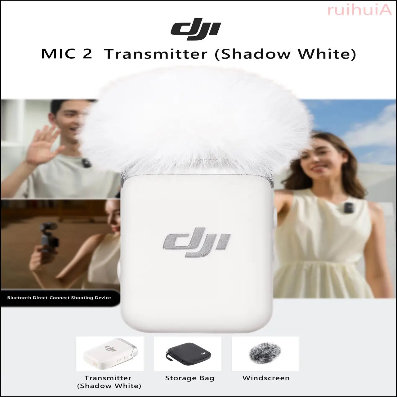 DJI Mic 2 беспроводной микрофон-передатчик белый