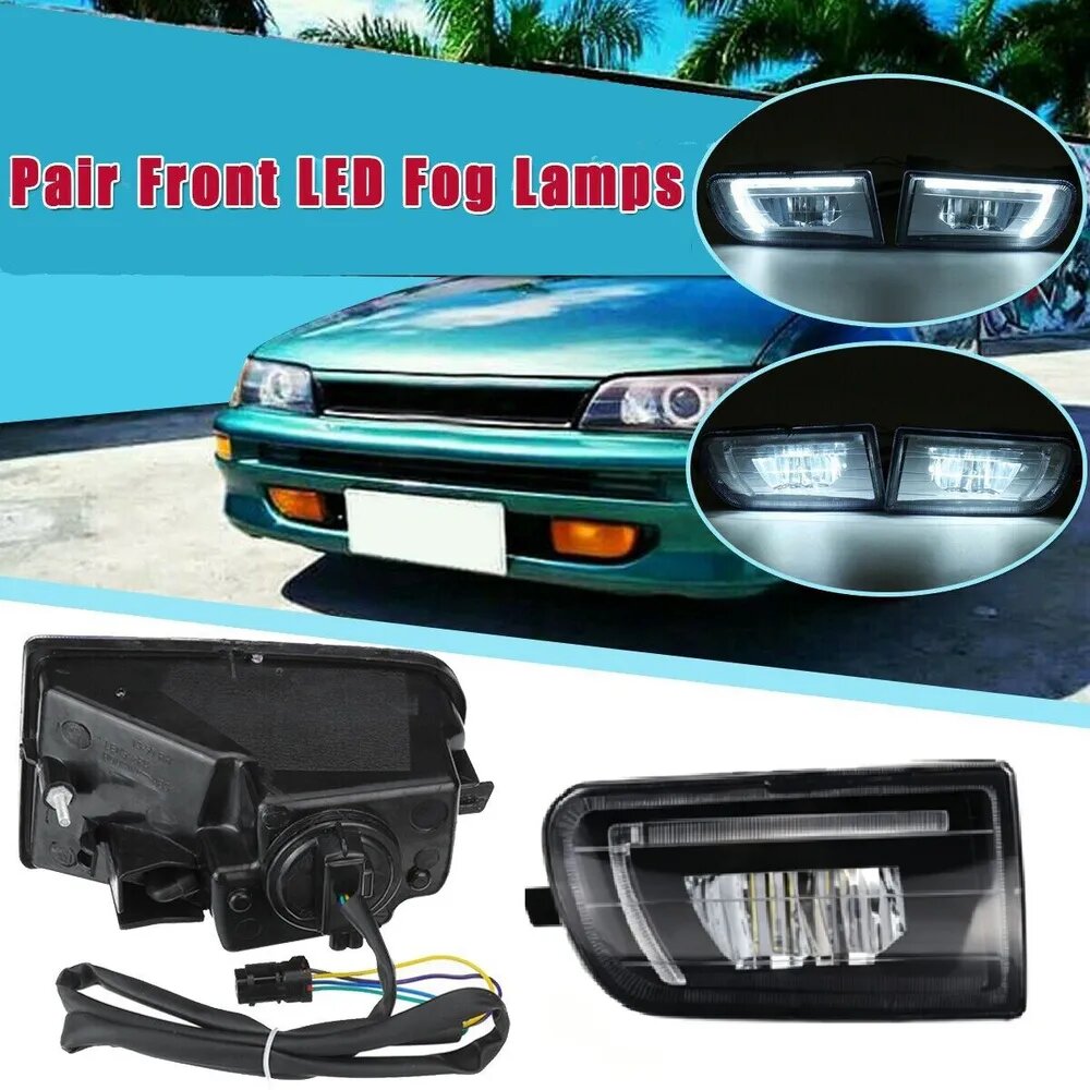 Светодиодные противотуманные фары для Toyota Corolla AE100 AE101 (1993-1999), пара