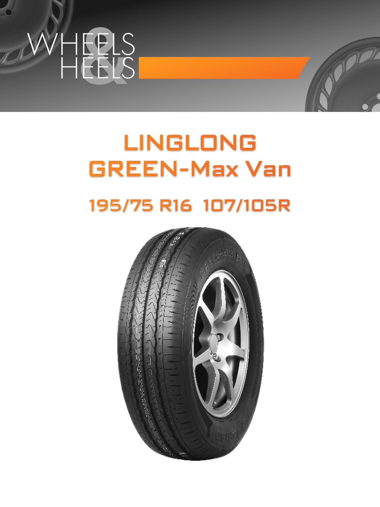 Шина автомобильная LINGLONG GREEN-Max Van 195/75 R16C 107/105R SUMMER, летняя, универсальная