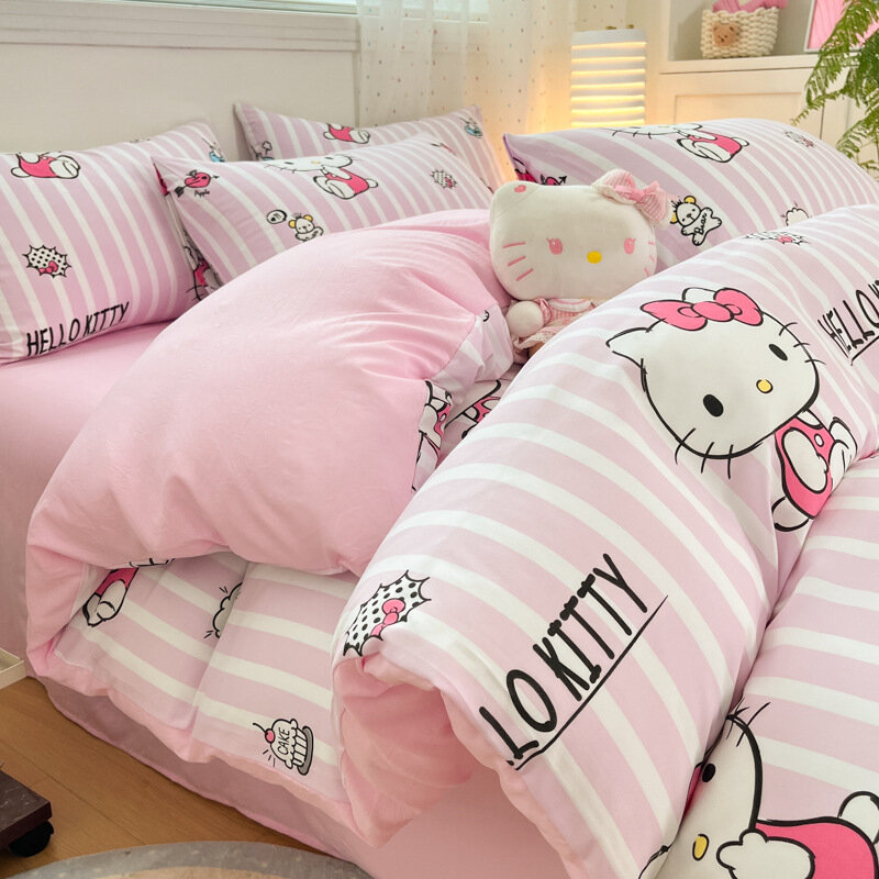 Sanrio Постельное белье простая Китти комплект 1 предмет покрывало 200x230 см