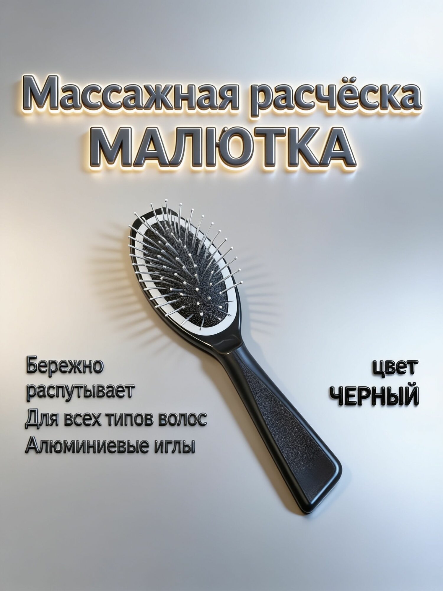 Расческа для волос массажная малютка