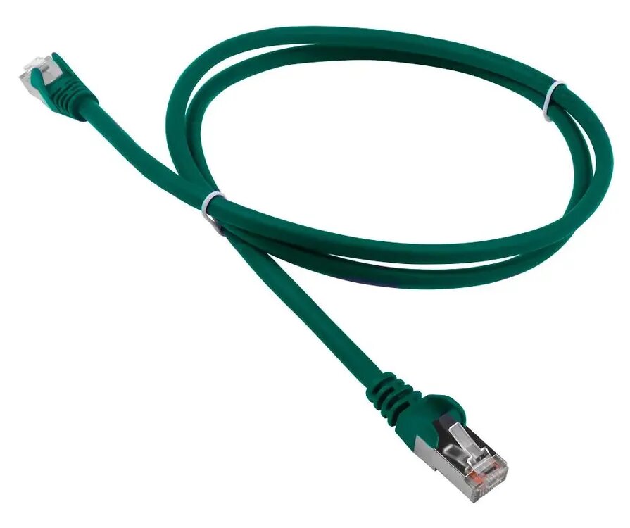 Патч-корд LanMaster вилка RJ-45, вилка RJ-45, кат.5E, LSZH, 3м, зеленый