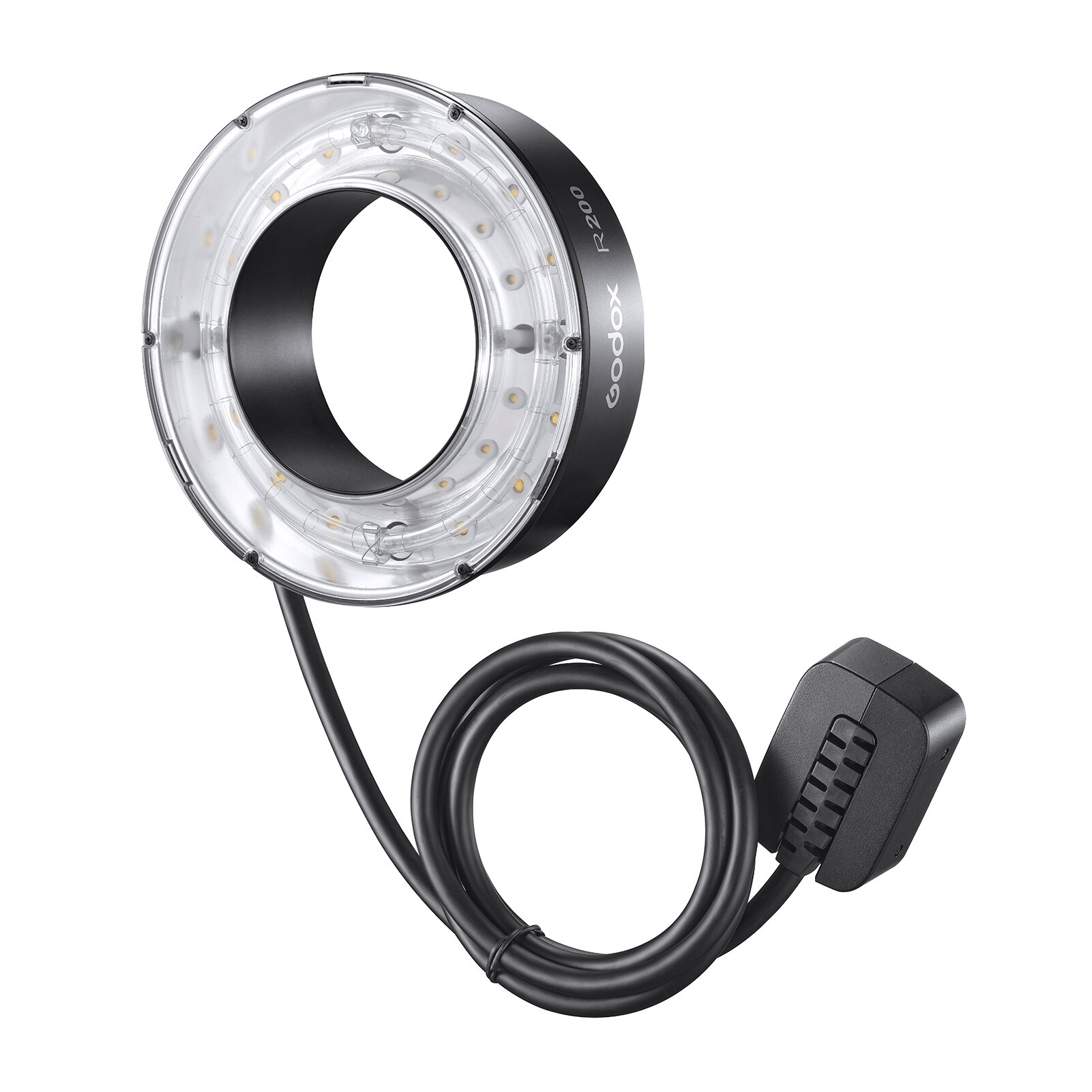 Кольцевая вспышка Godox R200, 200 Вт, с держателем для зонта, для художественной съемки
