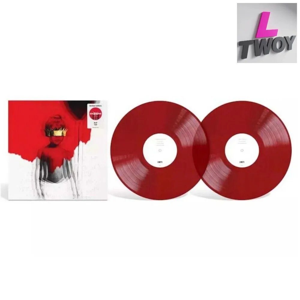 Виниловая пластинка Rihanna - Anti, 2 LP, Ограниченное издание, красный полупрозрачный