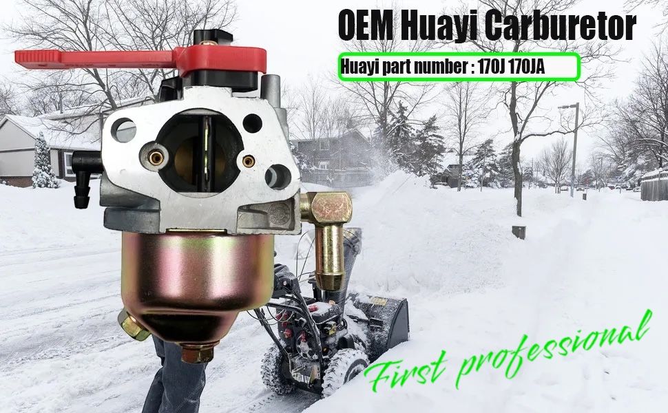 Премиальный OEM-карбюратор HUAYI 170JA для снегоочистителей Craftsman, Cub Cadet, MTD и Troy-Bilt, а также многих других марок.