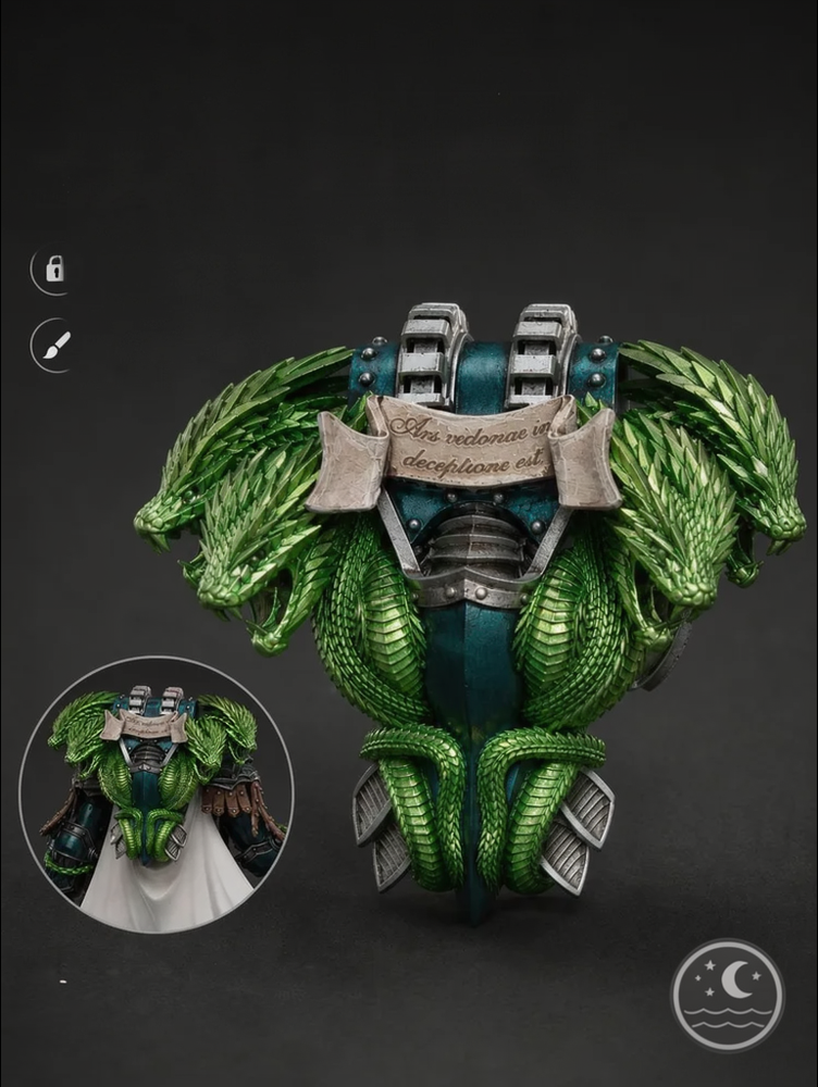 Аксессуар JOYTOY Warhammer 40K рюкзак с змеями для Альфария