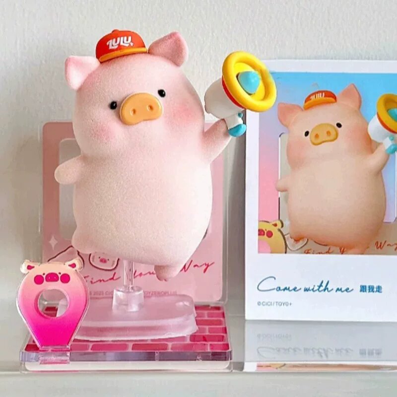 Lulu Pig Следуй За Мной Блайнд-бокс Плюшевая Фигурка, Коллекционная Игрушка Для Девочек